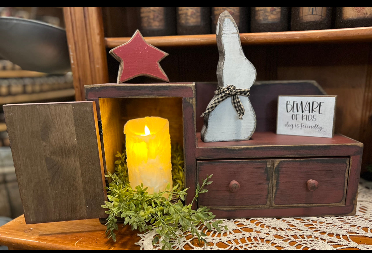 Prim Cubby With Door – Harvestmooncandlecompany